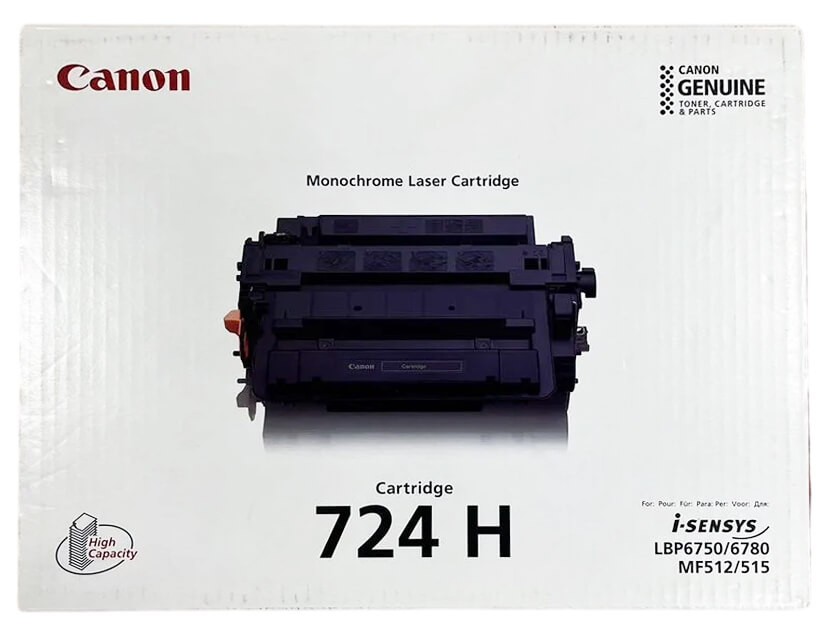 Купить Картридж Canon 724H 3482B002 оригинальный для Canon i-SENSYS ...