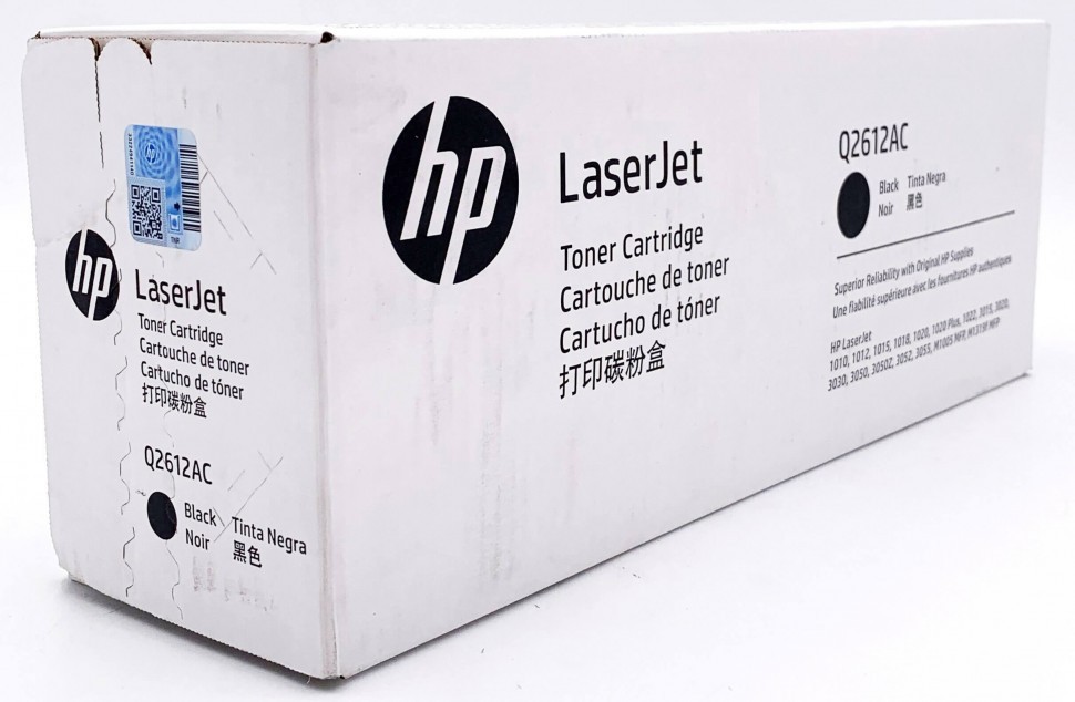 Купить Q2612AC (12A) оригинальный картридж в корпоративной упаковке HP ...